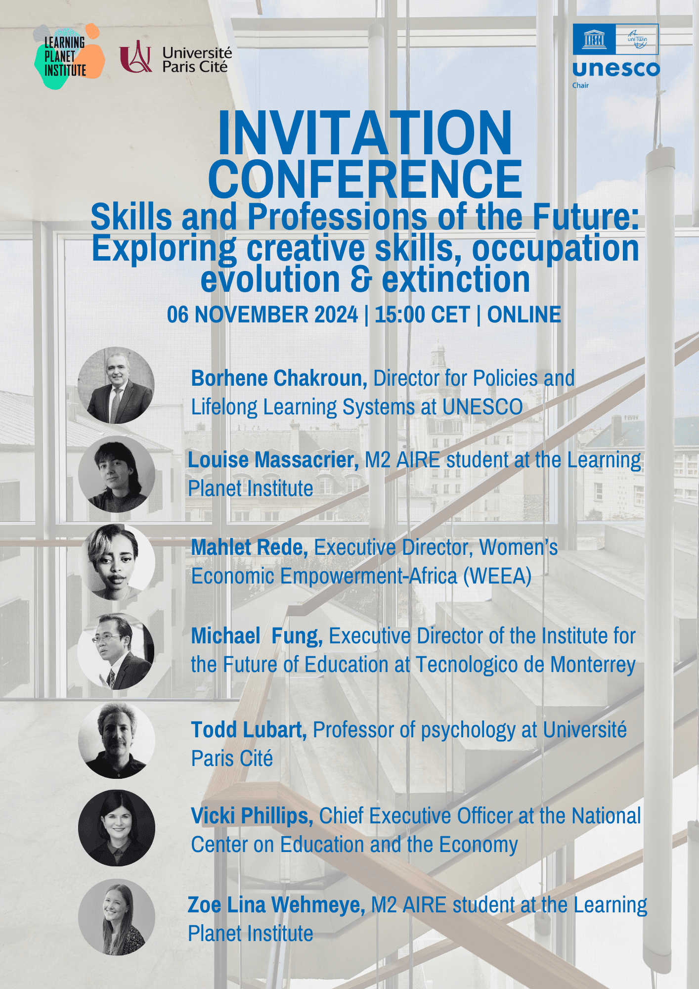 Conference : Skills and Professions of the Future - UNESCO Chair ...