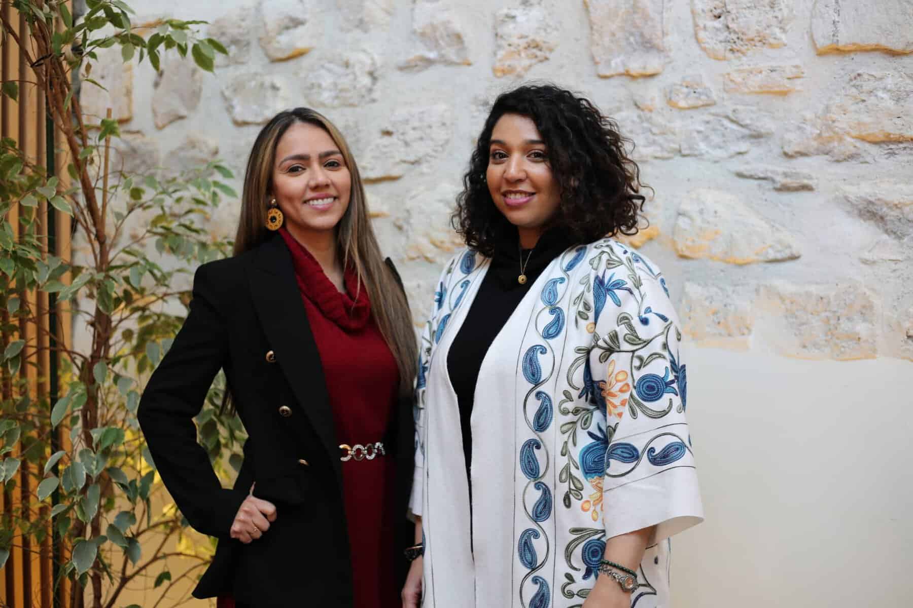 At the Institute of Challenges, Inès Allag and María Angélica Mejía ...